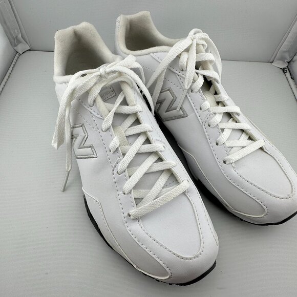 New Balance | Shoes | New Balance Cw442ws White Leather Sneakers Size ...